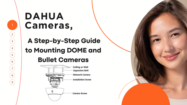 DAHUA Cameras: A Step-by-Step Guide to Mounting DOME and Bullet Camera
