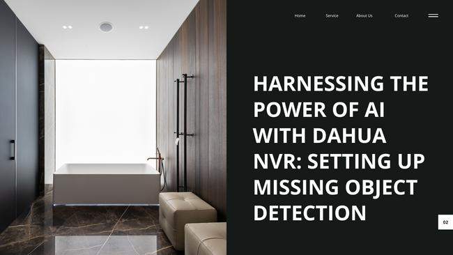 Harnessing the Power of AI with DAHUA NVR: Setting Up Missing Object D